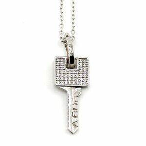 Jewelry | 925 Solid Sterling Silver Key Necklace | Poshmark